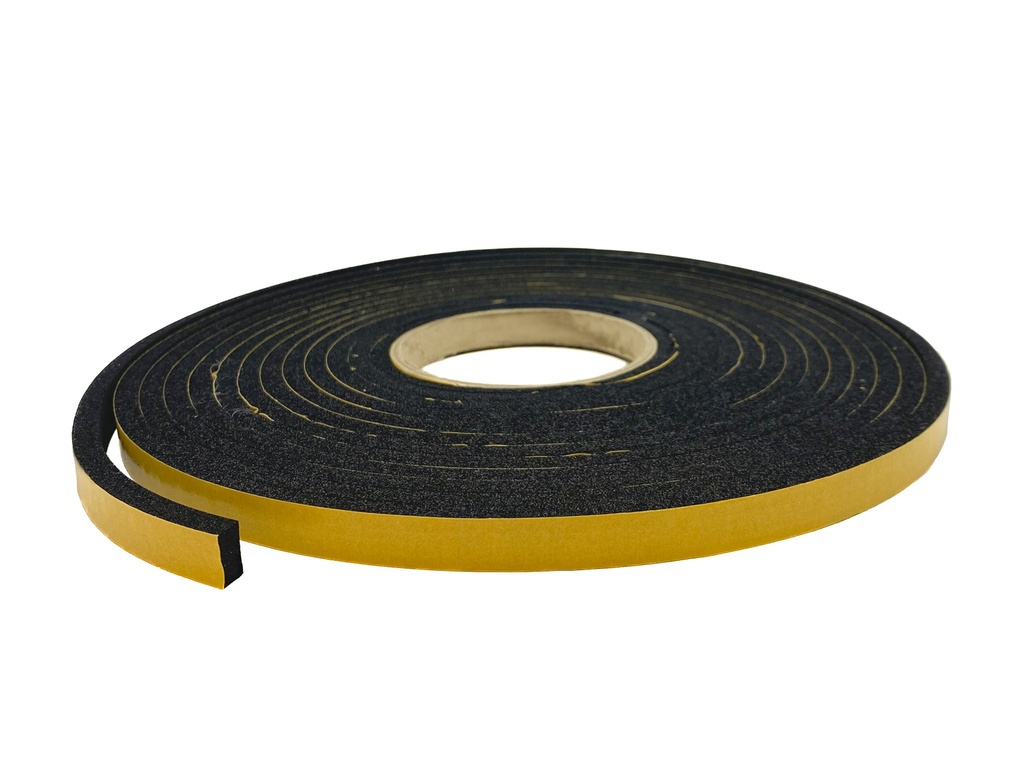 Expanded Neoprene Self Adhesive Sponge Strip (12mm x 5mm)