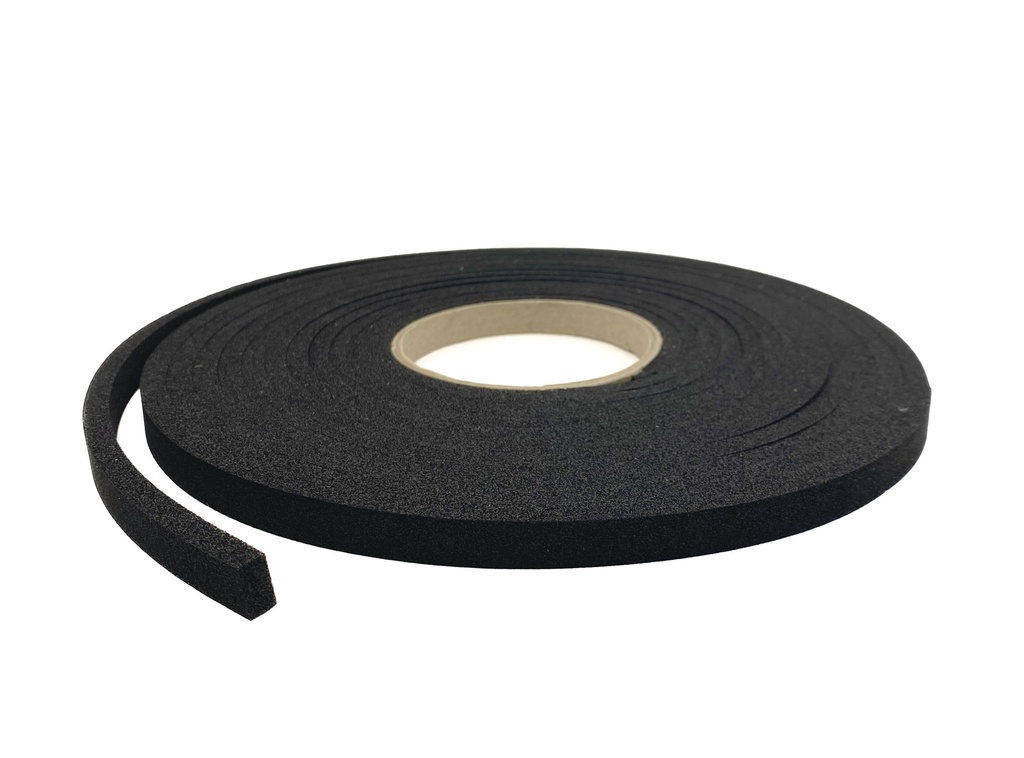 Plain Expanded Neoprene Sponge Strip (12mm x 6mm)