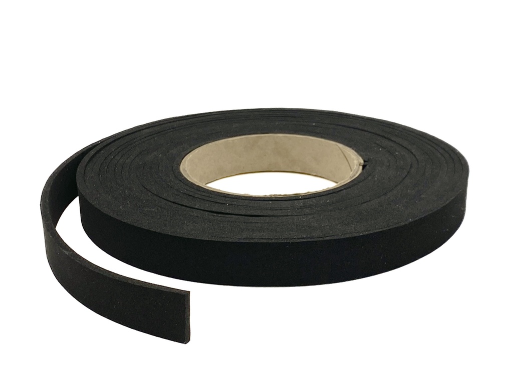 Plain Expanded Neoprene Sponge Strip (19mm x 3mm)