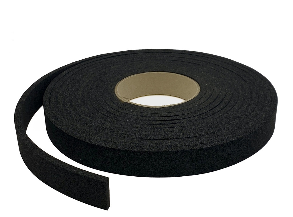 Plain Expanded Neoprene Sponge Strip (25mm x 6mm)