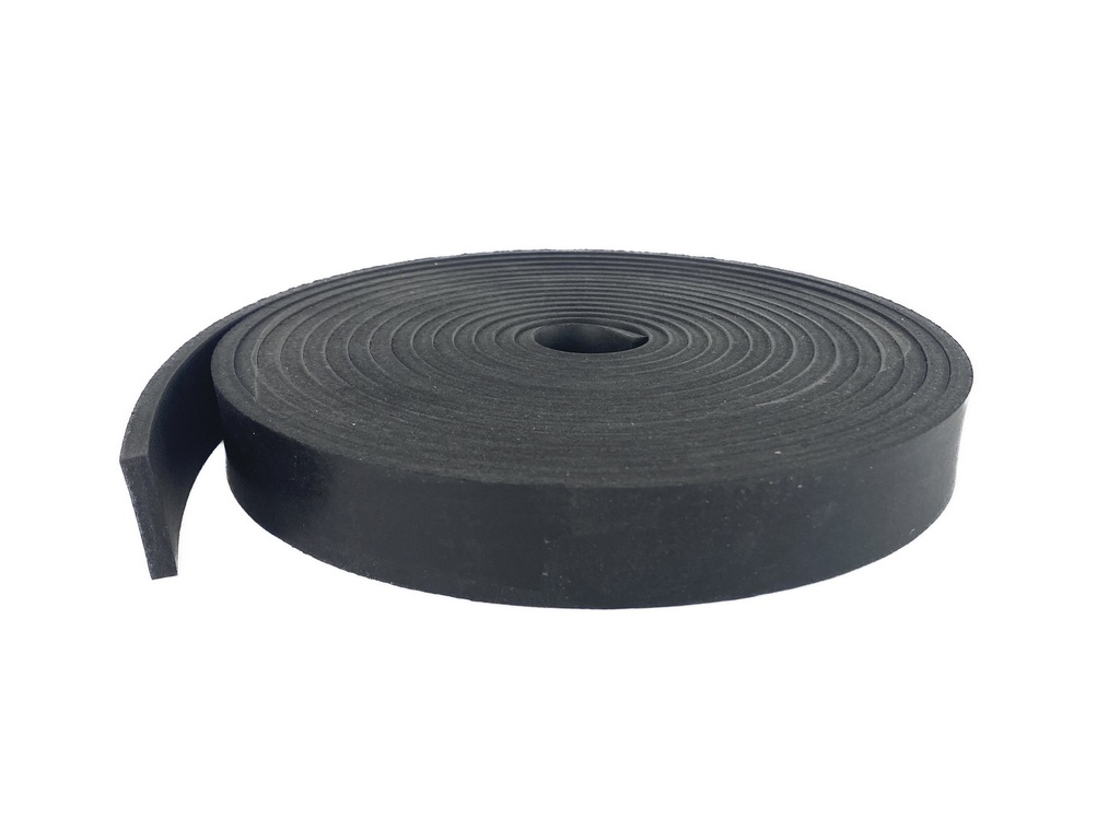 Solid Neoprene Rubber Strip (25mm x 5mm x 5m)