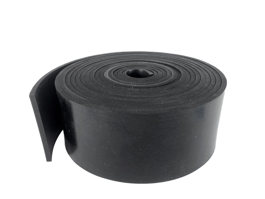Solid Neoprene Rubber Strip (75mm x 5mm x 5m)