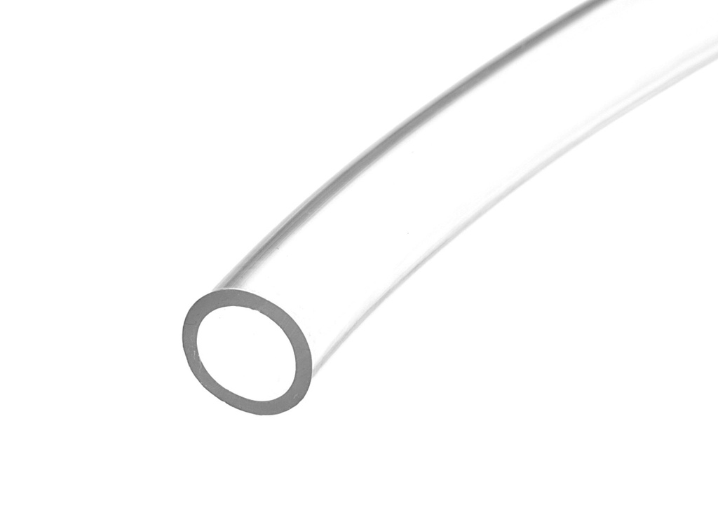 H111 | Clear Unreinforced PVC Hose | 9mm ID x 12mm OD