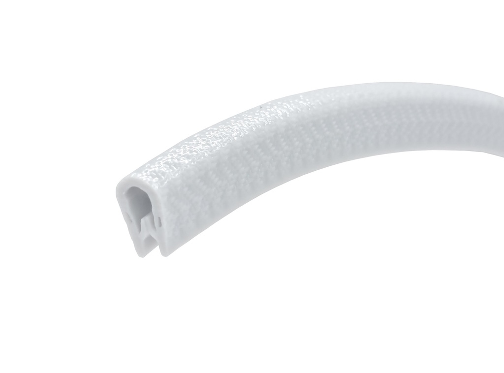 White Self Grip Rubber Edge Trim For 1.5mm to 3mm Panel
