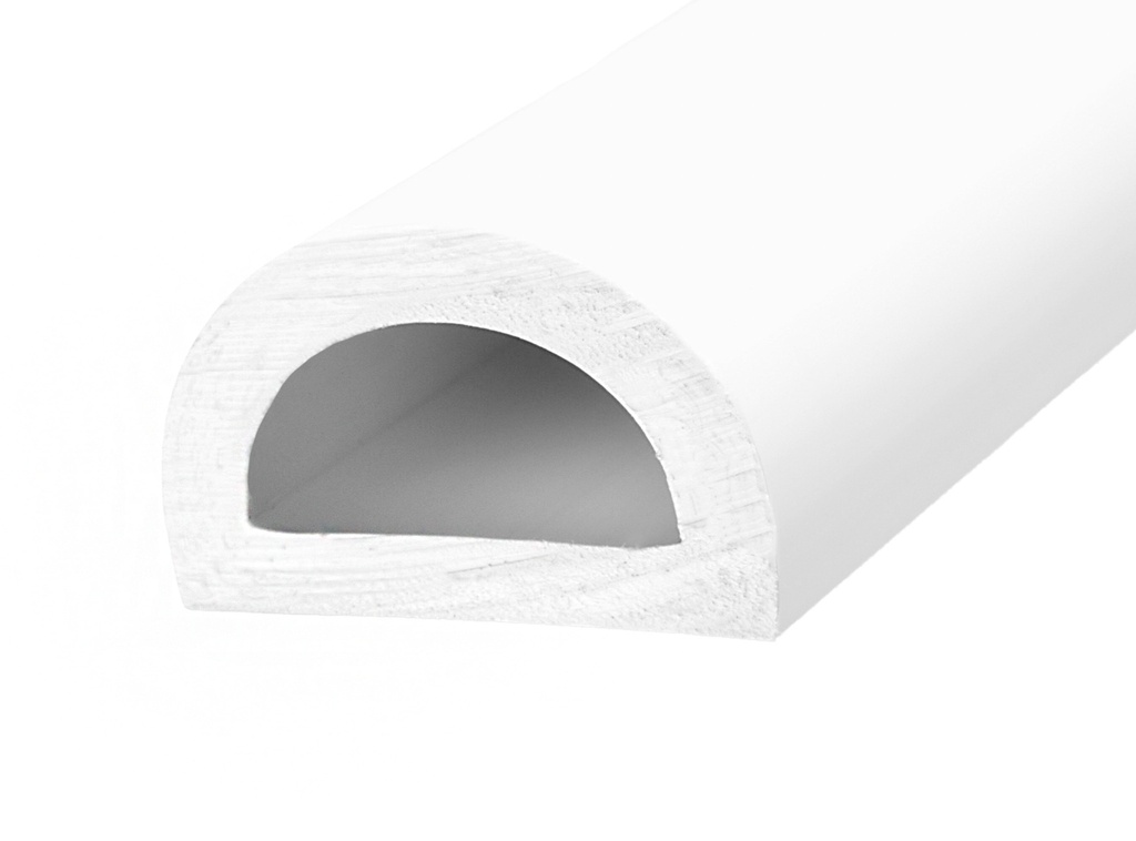 PFD364 | White PVC D Fender | 47mm Base x 28mm Height