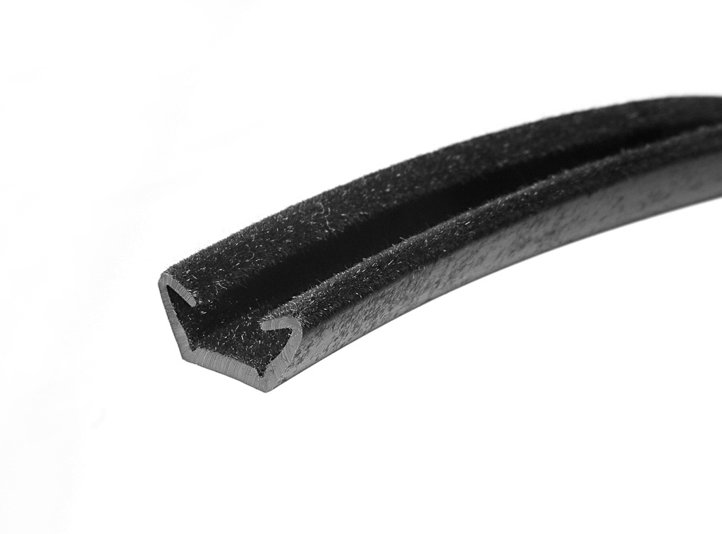 FWR846 | Flocked Lined 10mm x 8mm Window Channel