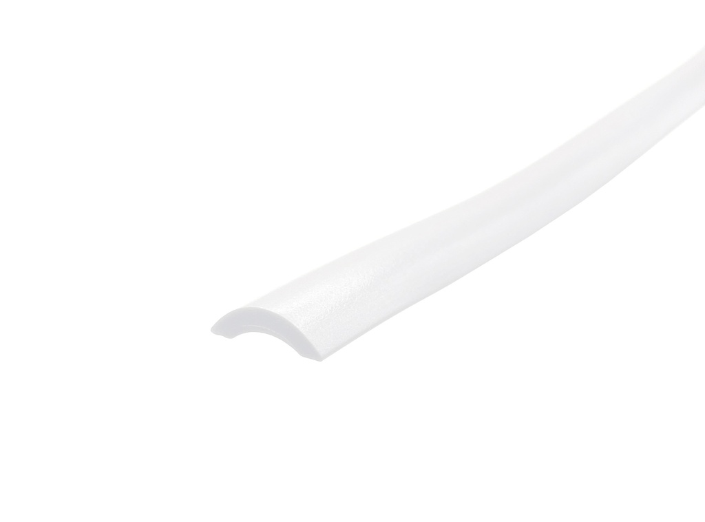 White Screw Cover Strip Herzim Trim (12.3mm Wide)