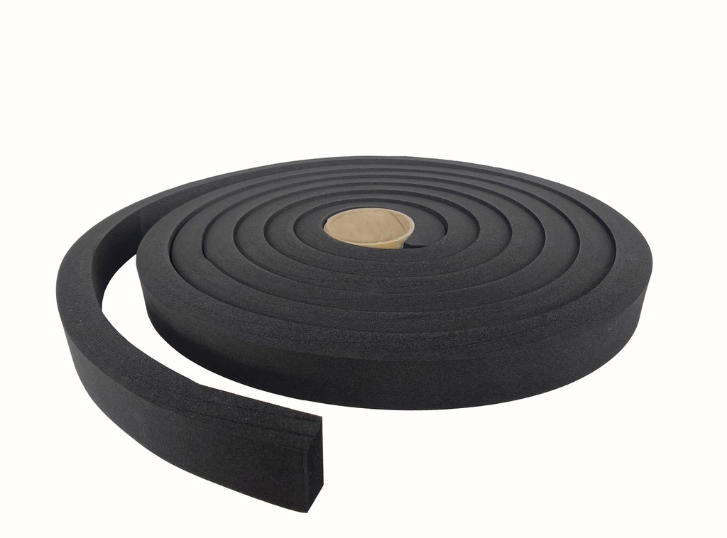 Plain Expanded Neoprene Sponge Strip (38mm x 25mm)