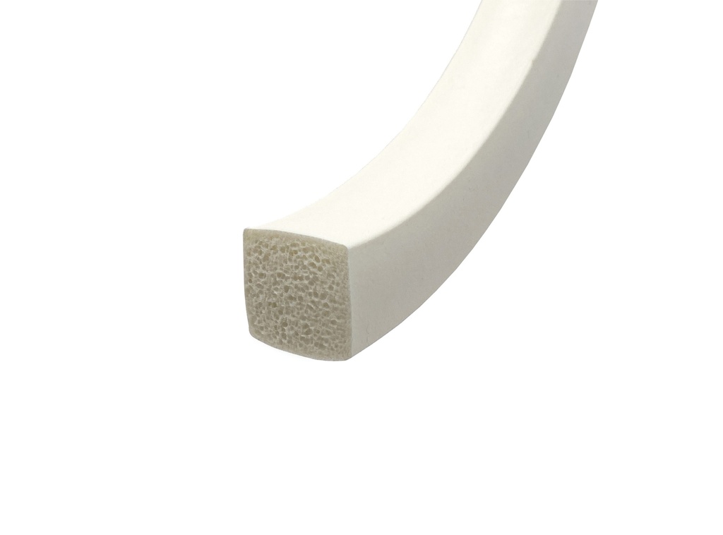 ES4223 | White Expanded SIL16 Silicone Strip | 10mm x 10mm